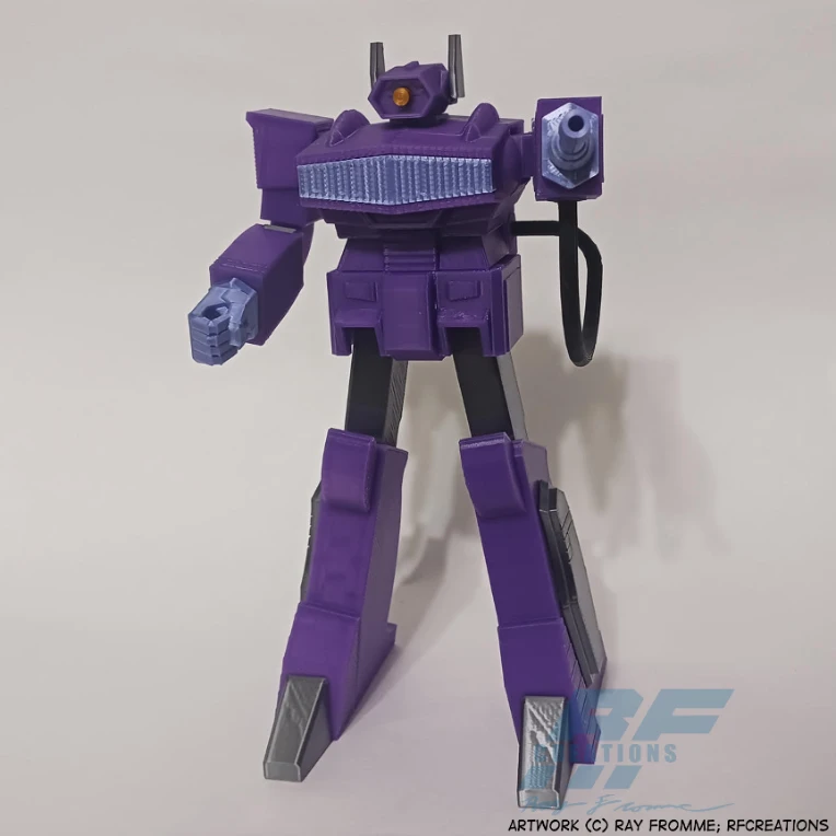 3D Printed Shockwave by AlmightyRayzilla on Newgrounds