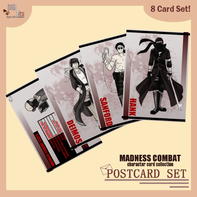 MADNESS (MD2025 Postcard FanArt Set) by StitchMiss on Newgrounds
