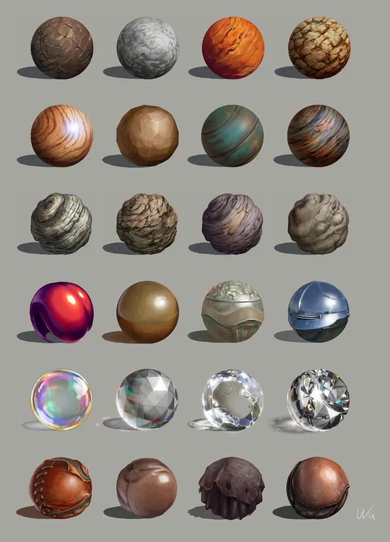 Leather Study | Material Sphere Practice 06 - by Silvertwilight