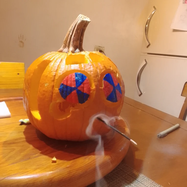 Pumpkin Pomni, Pumpkin Rember - by ALF-WOT