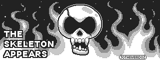 The Skeleton Appears (colored) by JoTheWeirdo on Newgrounds