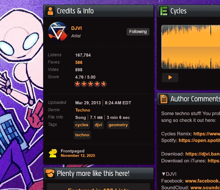 Cycles by DJVI was Frontpaged! LMAO! - by G2961