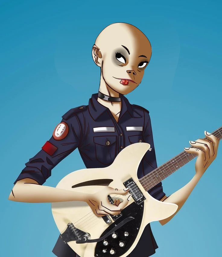 Some fram of the noodle animation I'm working on by SZZIE on Newgrounds