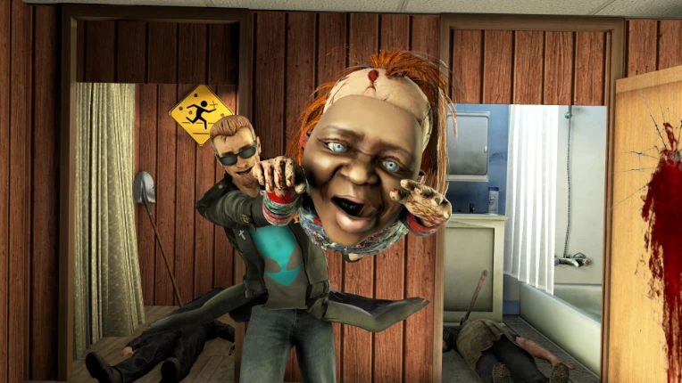 Postal Dude in a Slasher Movie