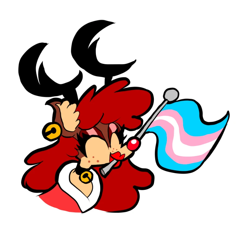 Ruby the Red-Nosed Reindoe by WaggToon on Newgrounds