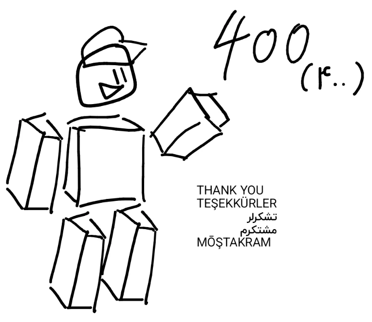 400 SUBSCRIBERS (on Youtube) - by laters-60