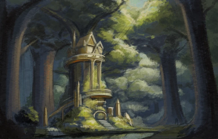 Castle in the Forest - by Silvertwilight