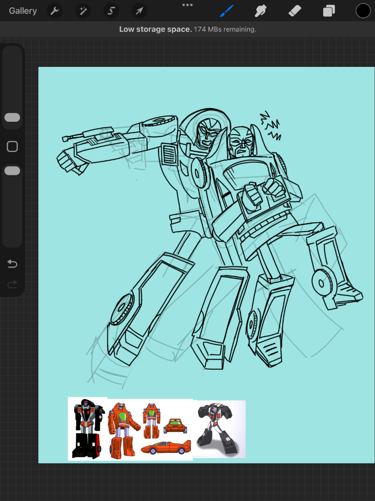 Crasher X Turbo fanart WIP - by Lilliangracefull2