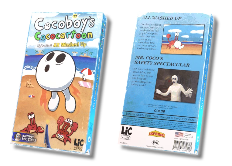 Cocoboy's Cococartoon (1989) - Ep1 "All Washed Up" [VHS Found Media]