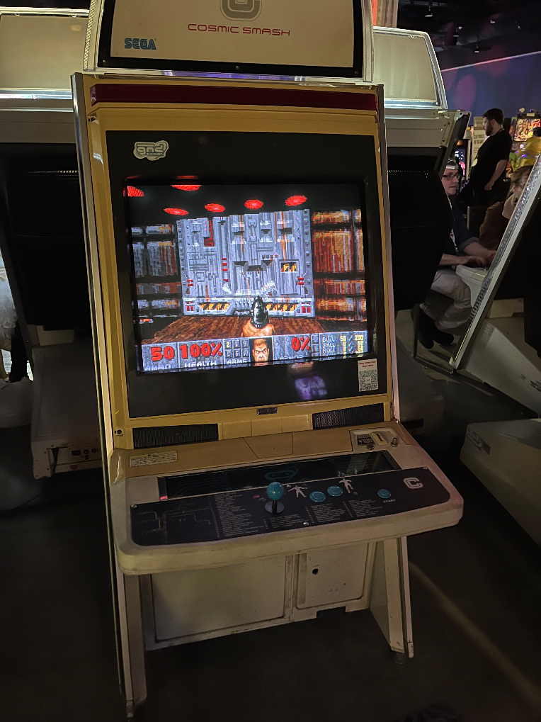 doom arcade cabinet tribute by infinitebrians on Newgrounds