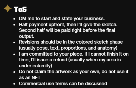 I'm open for Commissions!