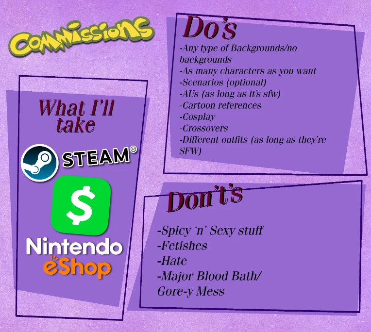 Open for Commissions