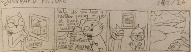 BARNYARD PICTURE | Untitled Feline Comic by Learsy on Newgrounds