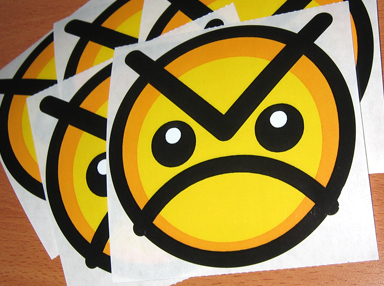 NG Store — Angry Faic Stickers
